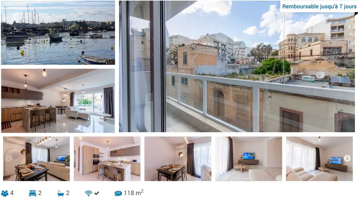 Appart hôtels à Malte - Top 8 des locations (Disponibilités 2025)